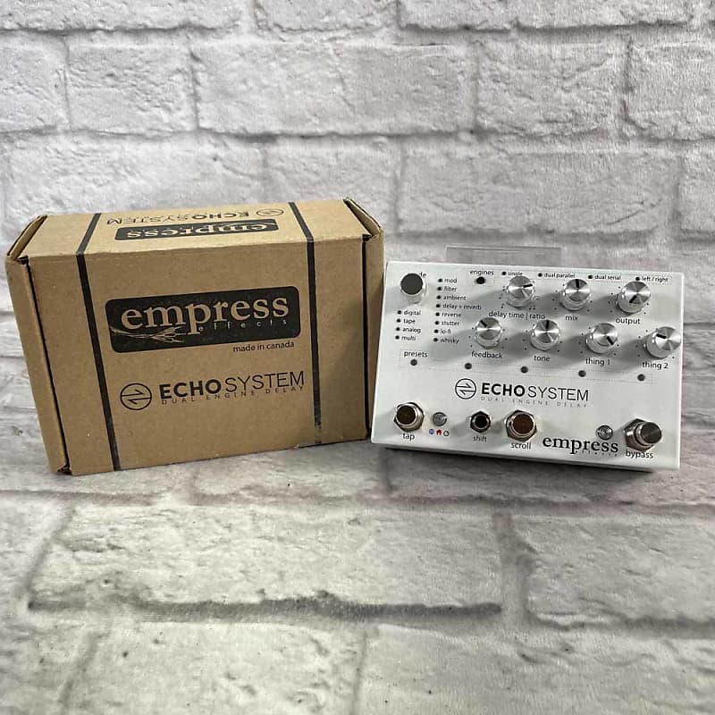 Used: Empress Effects Echosystem Dual Engine Delay | Reverb