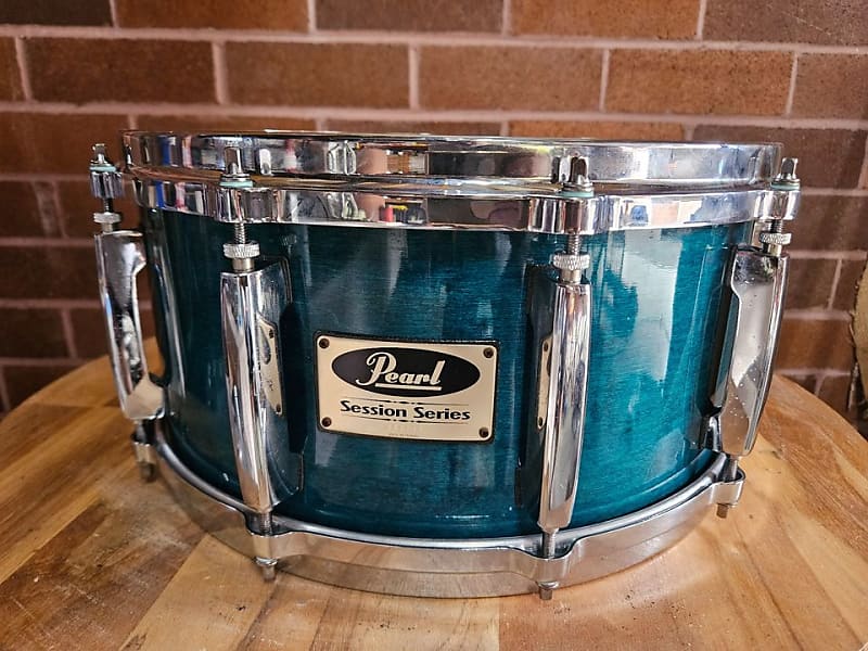 1997 Pearl Session Series 14" x 6.5" Snare with Case | Reverb