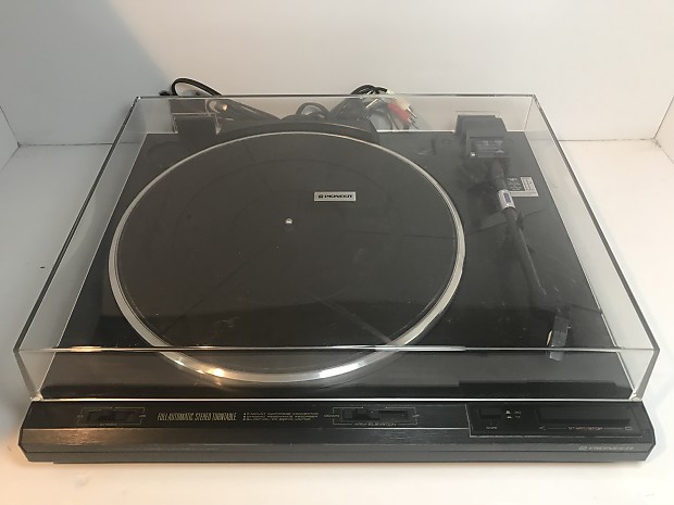 Pioneer PL-570 fully automatic vintage stereo turntable Black | Reverb