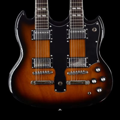 Burns Double Six 12 String Electric Guitar - Sunburst w/ OHSC | Reverb