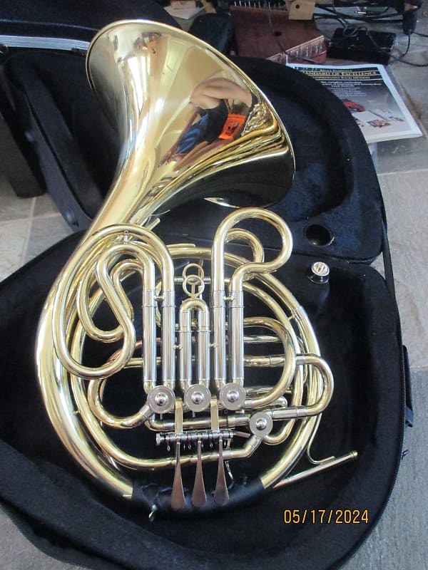 Double French horn.with case and mouthpiece | Reverb