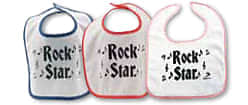 AIM Baby Bib Rock Star Red | Reverb