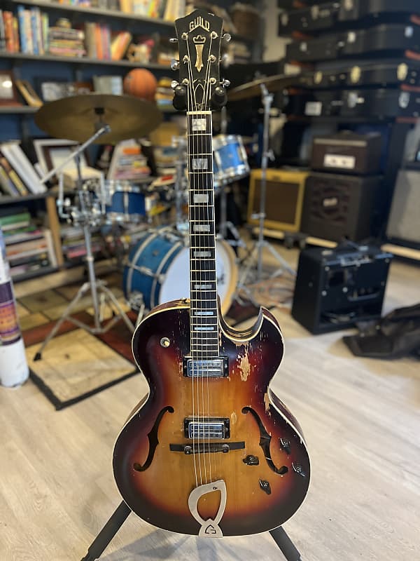 1965 Guild CE-100-D - Sunburst - Vintage Players Guitar | Reverb