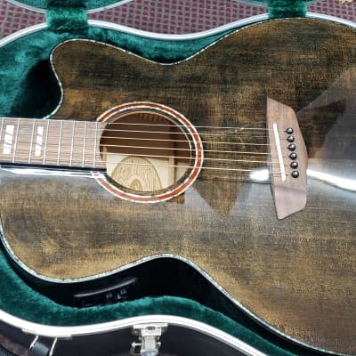 Washburn J40SCE MICHAEL SWEET SIGNATURE ACOUSTIC- RARE Black | Reverb