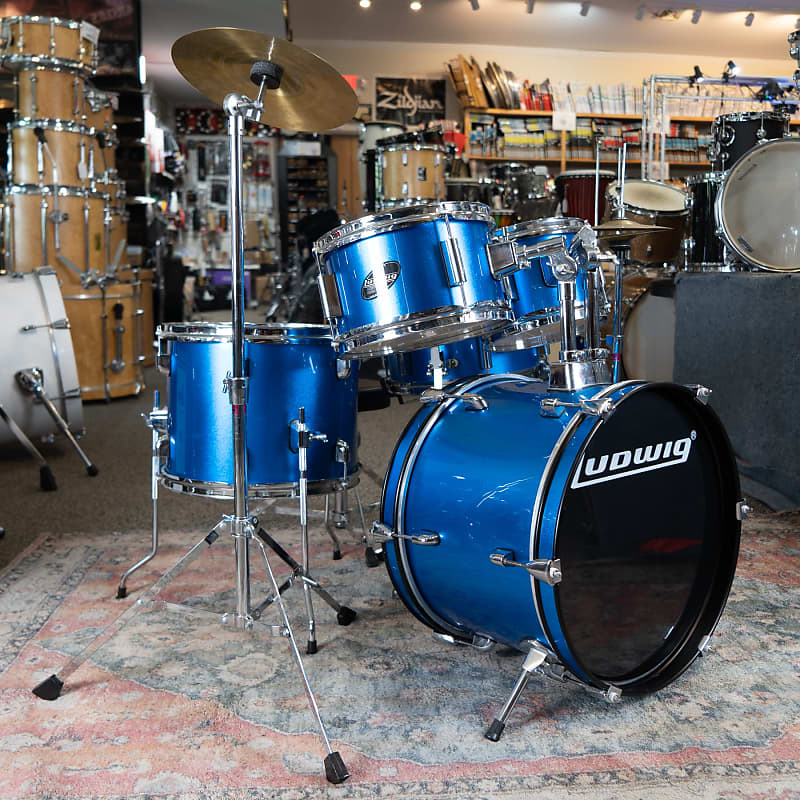 Ludwig Accent CS Junior Kid's 5pc Kit w/Cymbals and Hardware | Reverb