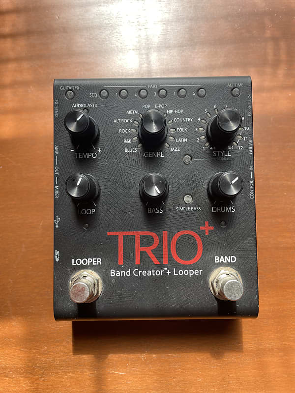 DigiTech TRIO Plus Band Creator + Looper 2010s - Black | Reverb