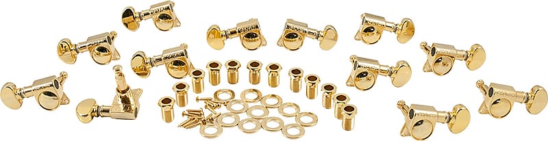 Grover 12 String Mid-Size Rotomatics Gold | Reverb