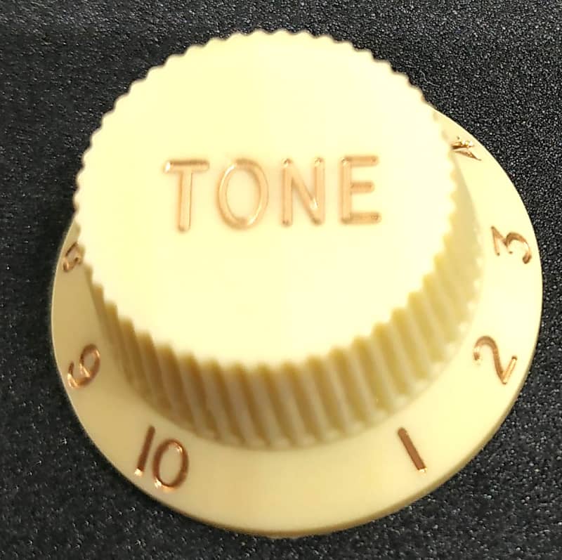 1 Stratocaster UFO cream Tone control Knob, Metric size | Reverb