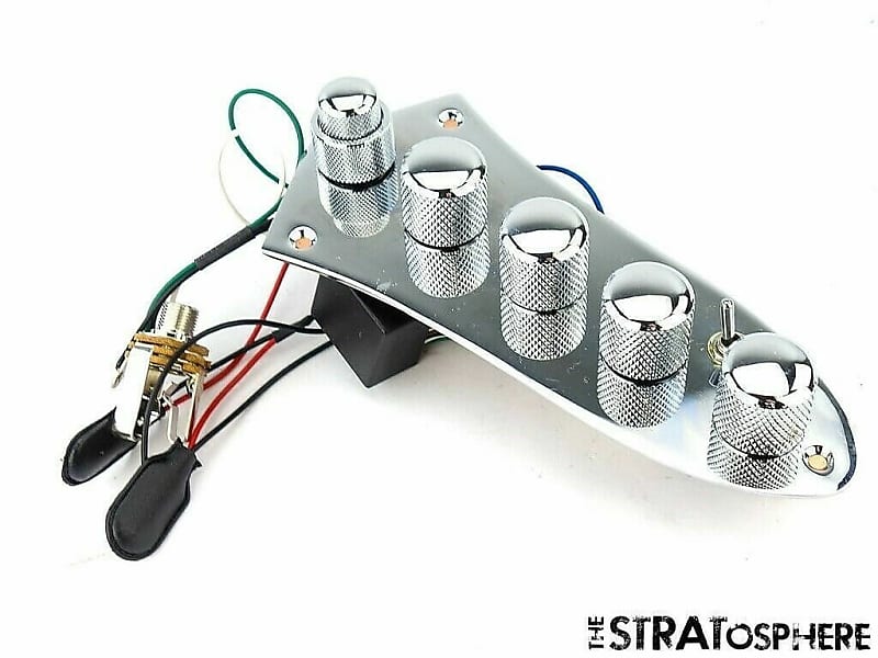 NEW Active Jazz Bass LOADED CONTROL PLATE KNOBS POTS for | Reverb