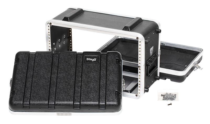 Stagg ABS-6US Shallow Rack Mount ABS Case (incl. 6 Way Power | Reverb