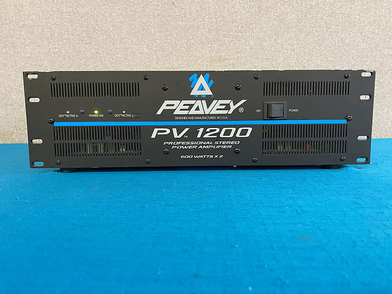 Peavey PV 1200 Professional Stereo Power Amplifier - Tested & | Reverb