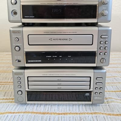 Denon Personal Component System Receiver CD Tape Complete | Reverb