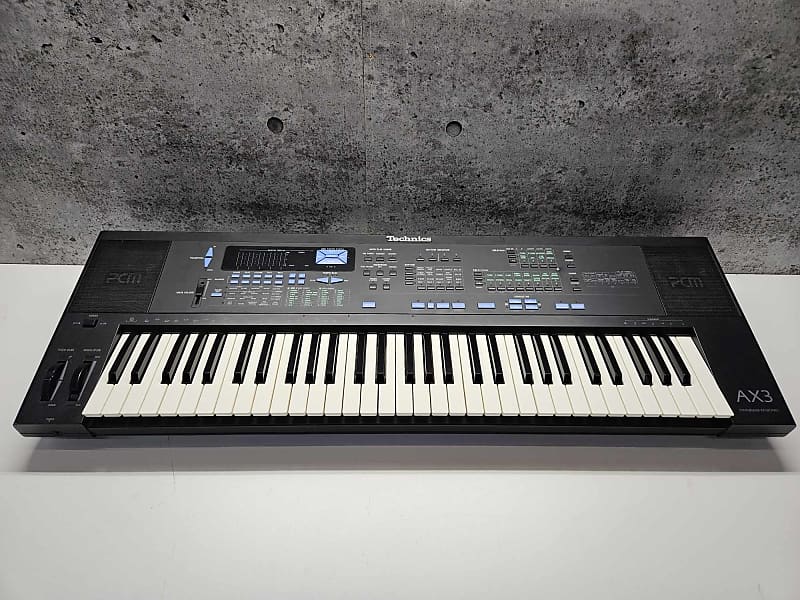 Technics SX-AX3 Keyboard Synthesizer 1980's - Black | Reverb