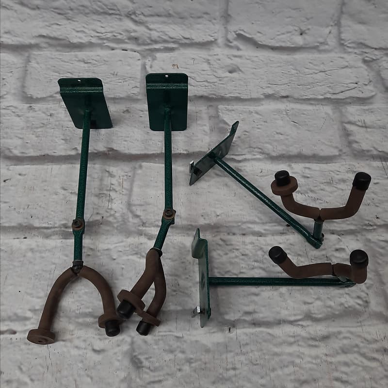 String Swing Guitar Slat Wall Hanger Green Stem Full Rotation | Reverb
