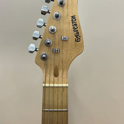 Galveston Clear Acrylic Stratocaster Guitar | Reverb