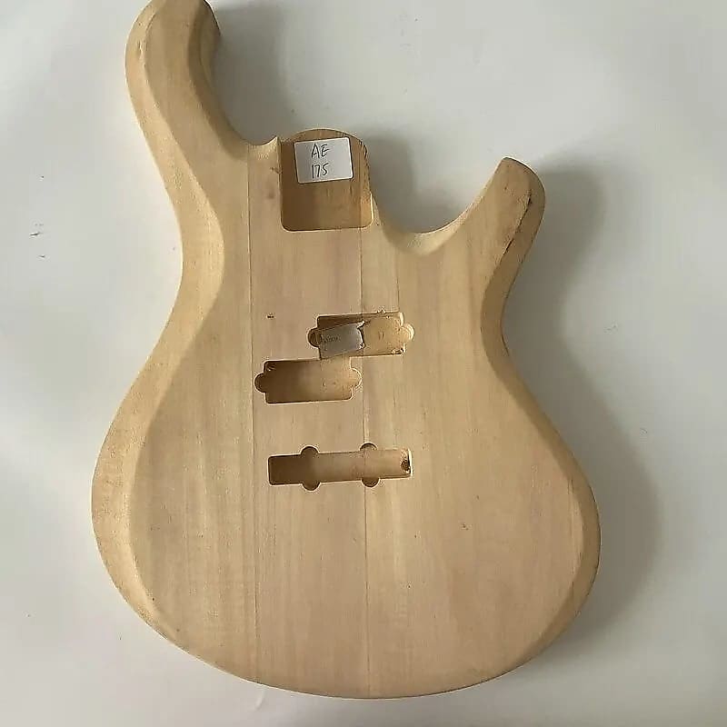 Unfinished 4 String Bass Guitar Basswood Body | Reverb