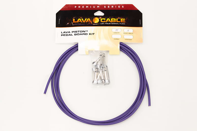 Lava Cable SOLDER-FREE KIT R/A PISTON PLUGS (10) 10FT MINI | Reverb