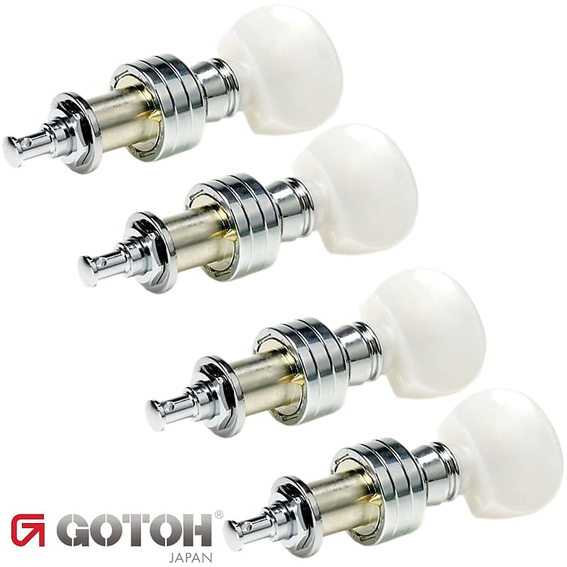 NEW Gotoh SPBJ-4-PW Sealed PLANETARY Banjo Tuning Keys White | Reverb