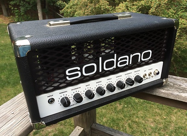 Soldano HR-25 Black with SLO Knobs | Reverb