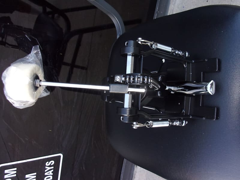 RARE Pearl Double Spring Wide Single Chain drive Black Ebony | Reverb