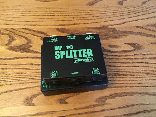 Whirlwind SP1X3 1x3 Microphone Splitter | Reverb