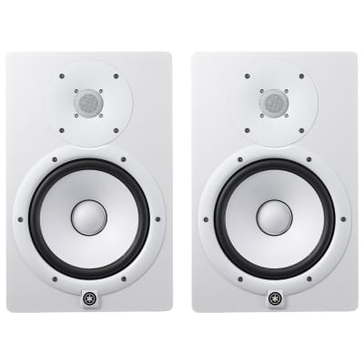 Yamaha HS8 8-Inch Studio Monitor Pair - White - Mint, Open | Reverb