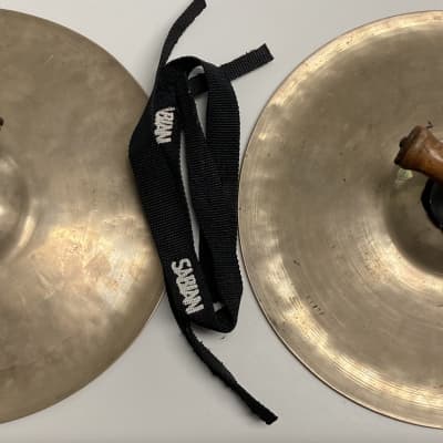 Unknown 12” Clash Cymbal Set 1930s-1940s? - B20 Bronze | Reverb