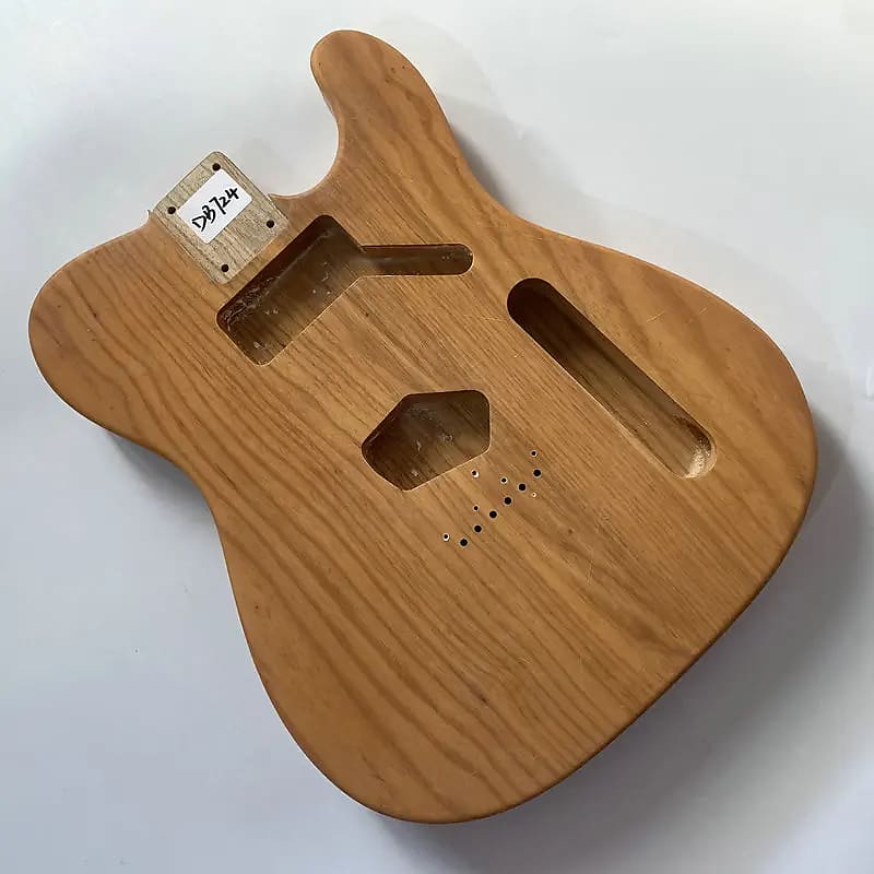 Solid Ash Wood Telecaster Tele Style Guitar Body | Reverb