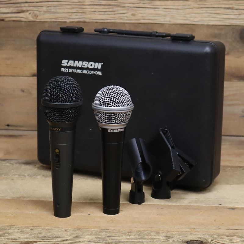 Samson R21 and Nady American Performer Dynamic Microphone | Reverb