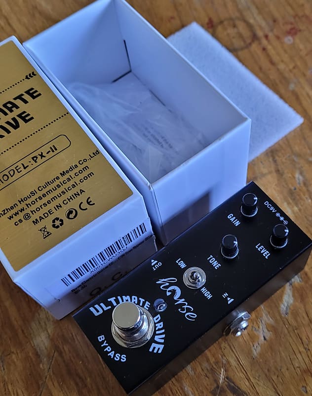 Horse Ultimate Drive Guitar Pedal, Horse Electric Effects | Reverb