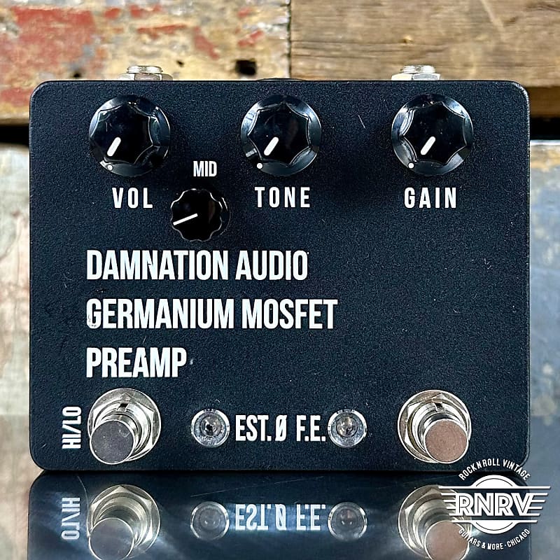 2018 Damnation Audio Germanium Mosfet Preamp & Distortion | Reverb