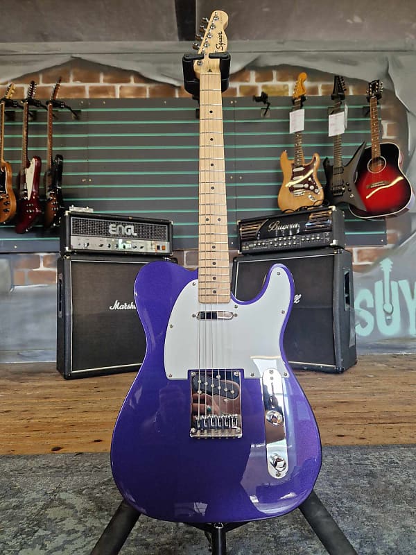 Squier Bullet Telecaster Metallic Purple 2019 Electric Guitar | Reverb