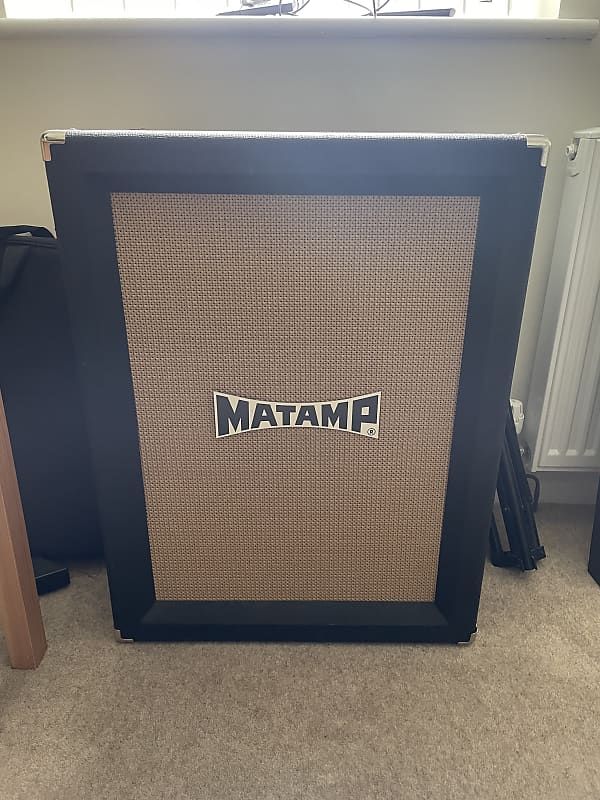 Matamp 2x12 RV Standard Cab - Black Basketweave Vinyl | Reverb UK