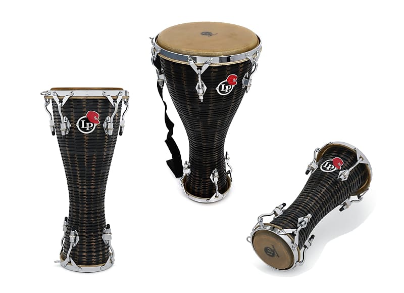 Set of 3 Latin Percussion Drum Pedrito Bata, Deep Cut Mango - | Reverb