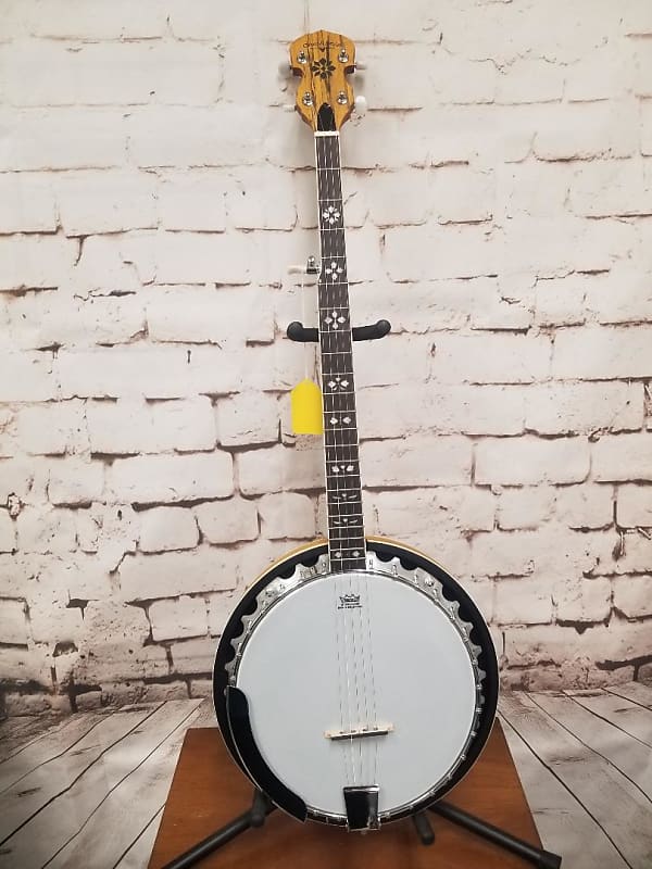 Oscar Schmidt OB5SP Banjo with Spalted Maple Resonator | Reverb