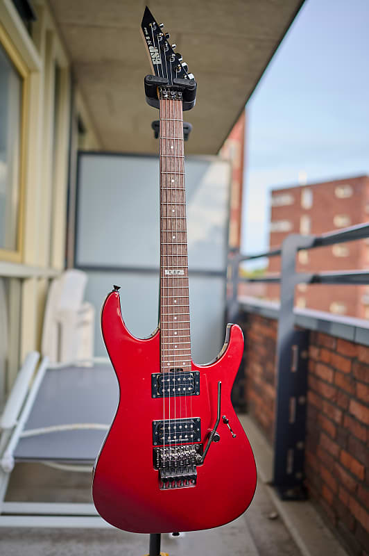 ESP M-II Deluxe Custom Shop 2010 Deep Candy Apple Red | Reverb