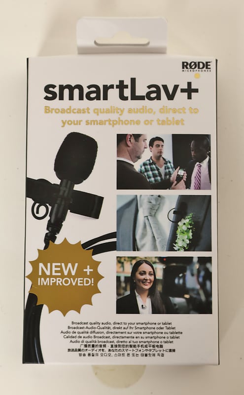 Rode Smartlav+ Lavalier Condenser Microphone for Smartphones | Reverb