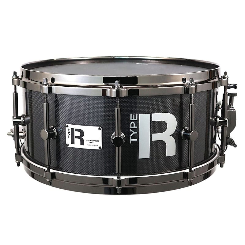 Canopus Type-R Carbon Fiber Snare Drum 14x6.5 w/Die Cast | Reverb