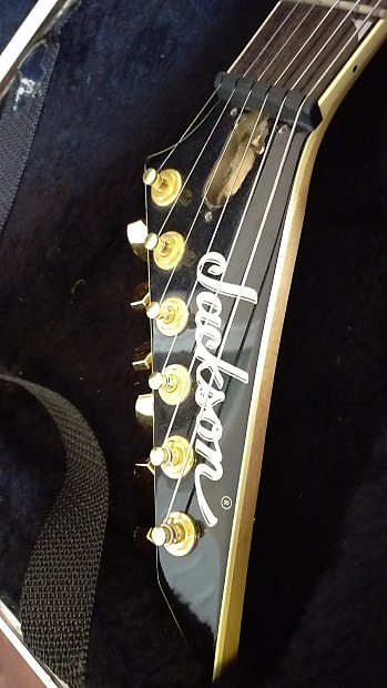 Jackson Rhodes V, Black, Gold Hardware | Reverb Canada