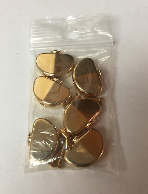 Grover Original Kidney Bean Tuner Buttons w/screws - set of 6 | Reverb