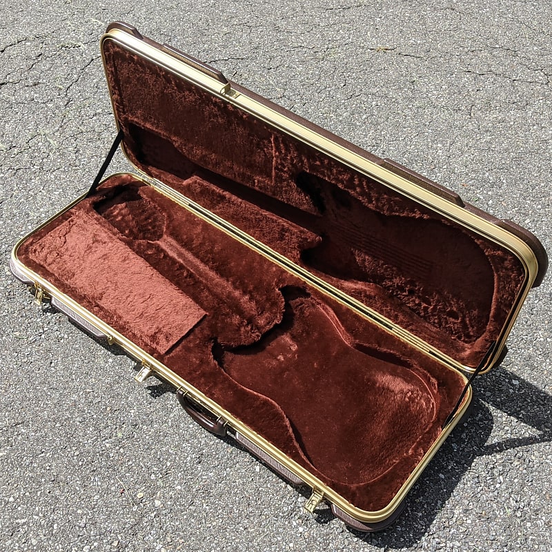 1980s Fender Voyagair Case for Gold Elite Stratocaster & | Reverb