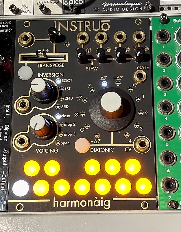 Instruo Harmonaig Four Voice Voltage Quantiser - Black | Reverb