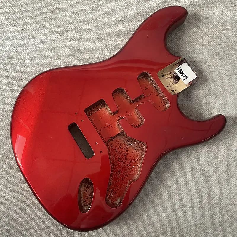 HSS Metallic Red Guitar Stratocaster Strat Style Body | Reverb