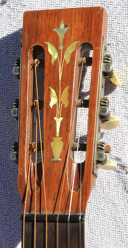 Bauer 1890 - 1898 (?) Parlor Guitar Brazilian Rosewood. | Reverb