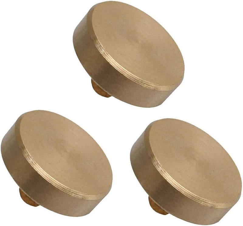 3Pcs Trumpet Bottom Valve Caps Knobs Brass Trumpet Caps | Reverb