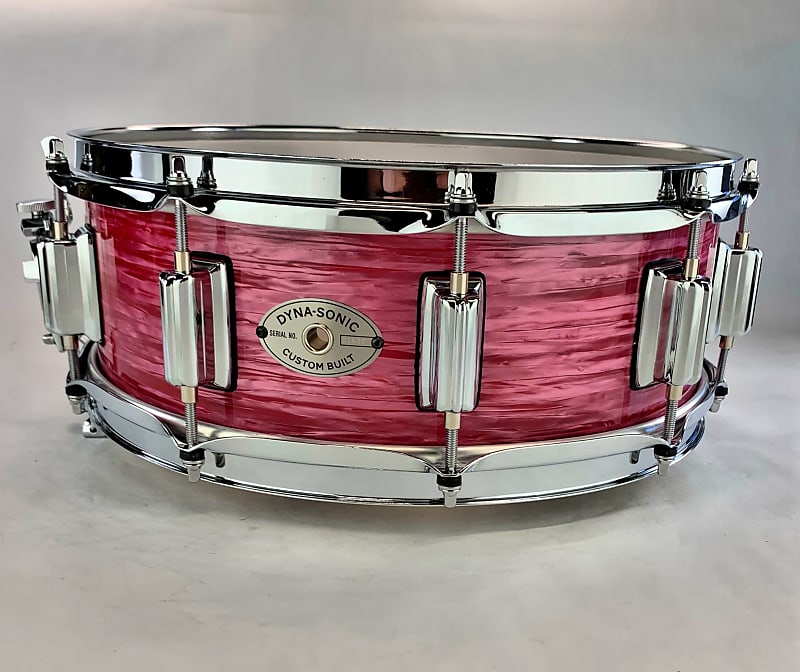 Rogers Dyna-sonic Wood Shell Snare Drum 14x5 Red Ripple | Reverb