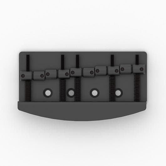 Hipshot 5-String Vintage Bass Bridge - BLACK, .750" Spacing | Reverb