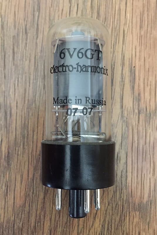 Electro-Harmonix® 6V6EH / 6V6GT 6V6 Vacuum Tube ~Black Label | Reverb