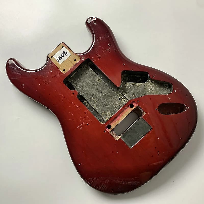 Red Alder Wood Stratocaster Strat Style Body | Reverb