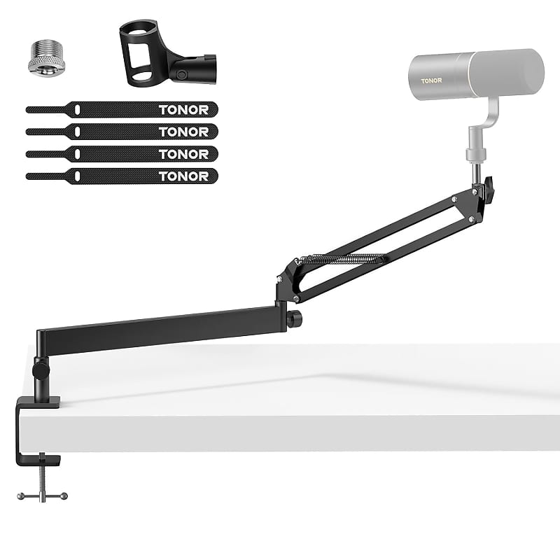 Mic Arm Desk Mount, Low Profile Boom Arm, Microphone Arm, | Reverb